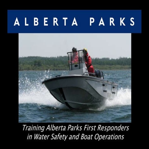 Officer Water Safety and Boat Operations Training Course | PPTX