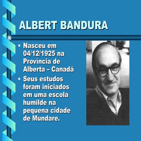 ALBERT BANDURA: carrasco, amargamente solidário com os mais gordos | PPT