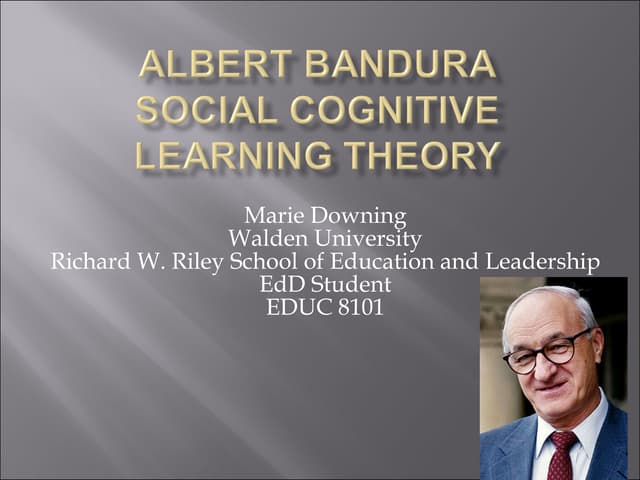 albert bandura' social learning theory | PPTX