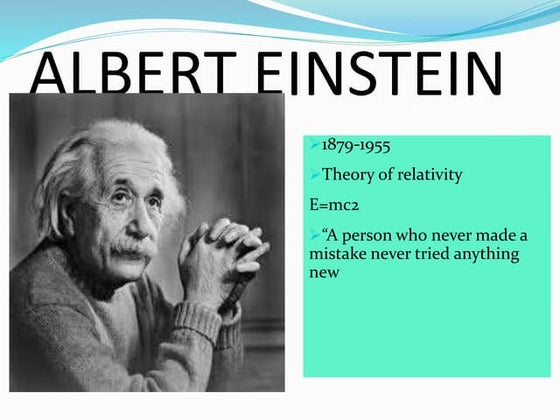 Albert Einstein At School | PPT | Secondary Education | Education