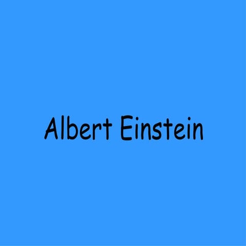 Albert einstein | PPT