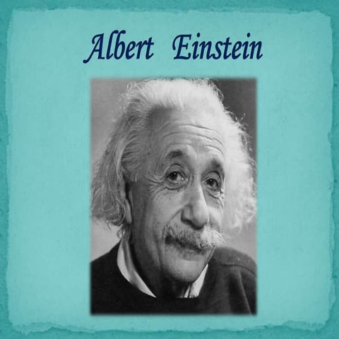 Albert einstein apresentação margarida ameixa | PPTX