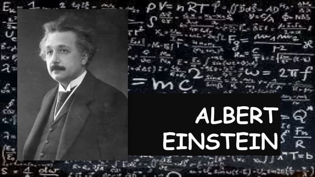 Albert Einstein | PPTX