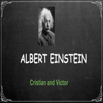 Albert Einstein 1 | PPT