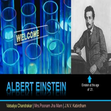 Albert einstein ppt | PPTX