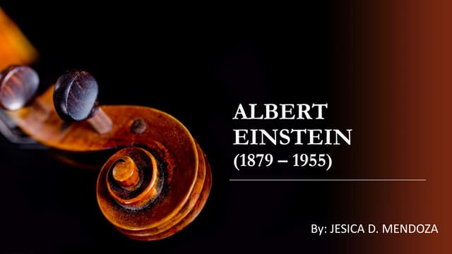 Albert Einstein | PPTX