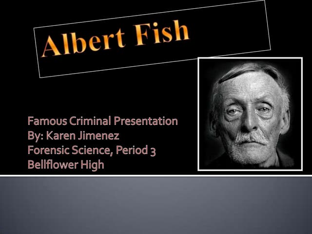 Albert fish powerpoint