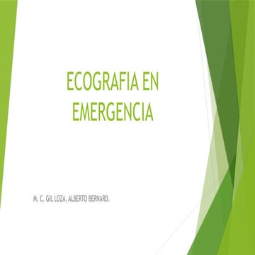 ECOGRAFIA ABDOMINAL EN EMERGENCIA (ECO-FAST) | PPTX