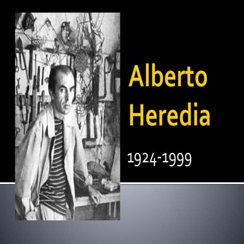 Escultura I - Alberto Heredia | PPTX