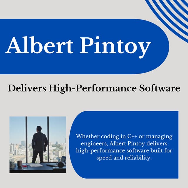 Albert Pintoy - Delivers High-Performance Software | PDF