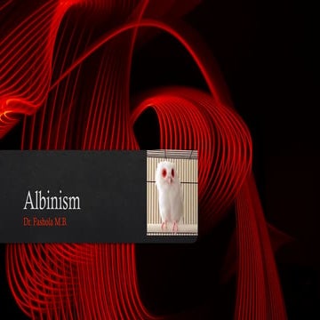 Variants and Management of Albinism.pptx