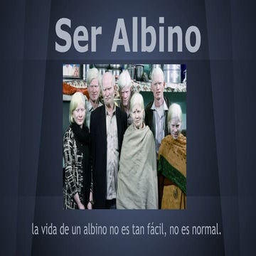 Albinismo | PPTX