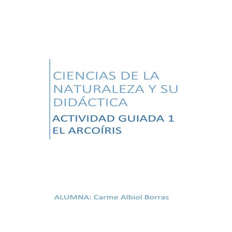El arcoiris | PDF