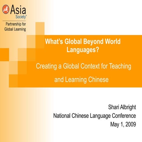Albright Global Beyond World Languages | PPT