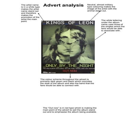 Album advert analysis 2 | PDF
