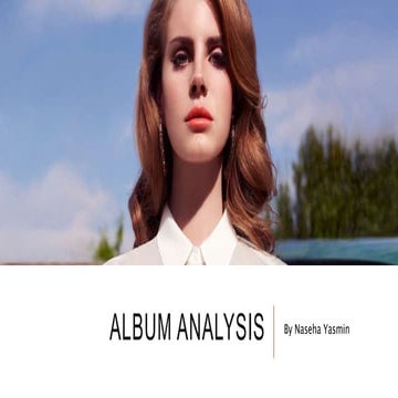 Album analysis | PPT