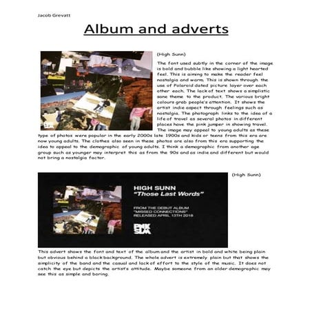 Katy perry album cover and back analysis | PPTX