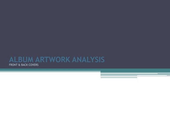 Album Artwork Analysis | PPT
