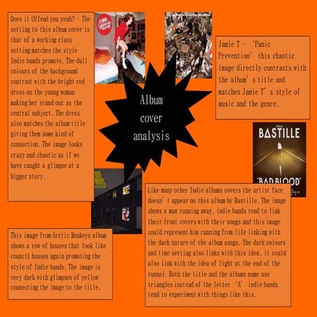 Album cover analysis | DOCX | Music | Entertainment