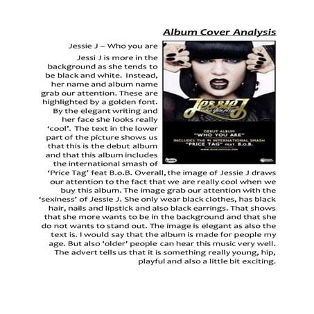 Album cover analysis | PDF