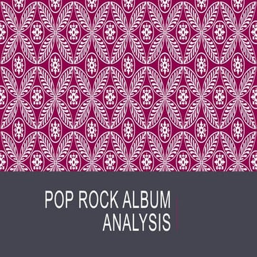 Pop Rock Album covers | PPTX