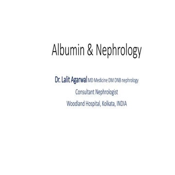 Albumin and Nephrology.pptx