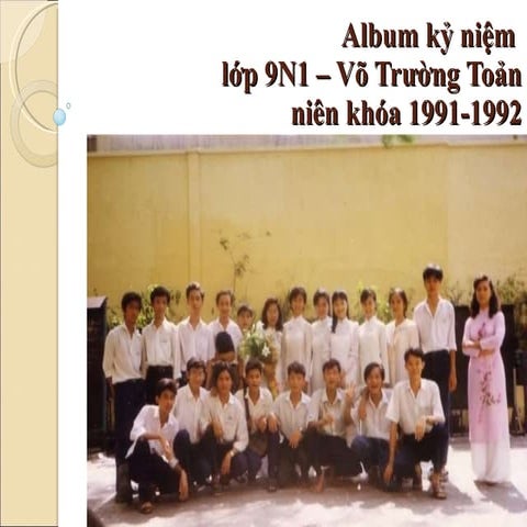 Album lop 9N1 Vo Truong Toan 1992 | PPT