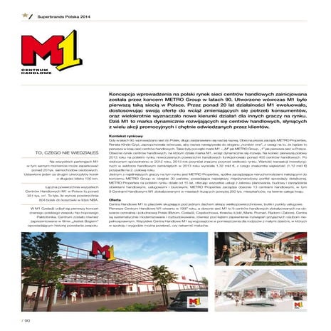 M1 case study - Album Superbrands 2014 | PDF