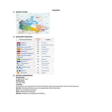 Albun de los paises de america | DOCX | North America Travel | Travel ...