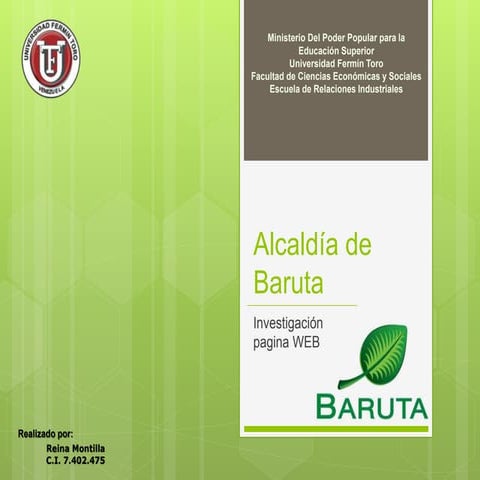 Alcaldia de baruta | PPTX