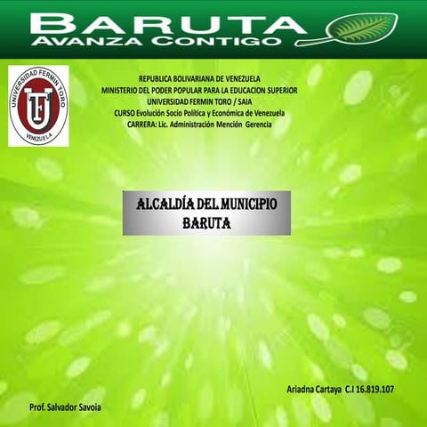 Alcaldia del Municipio Baruta | PPTX