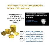 AAchieve the UNimaginable in your Finances | PDF
