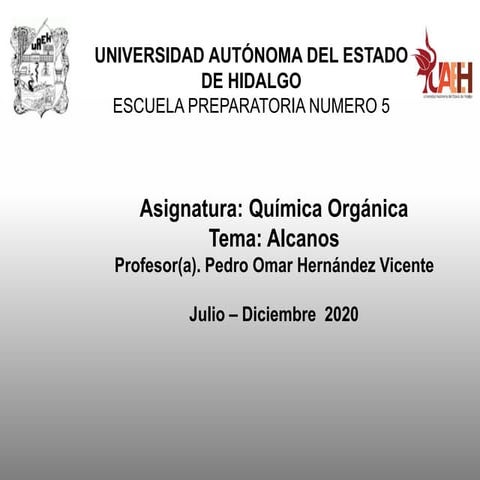 ALCANOS | PPT