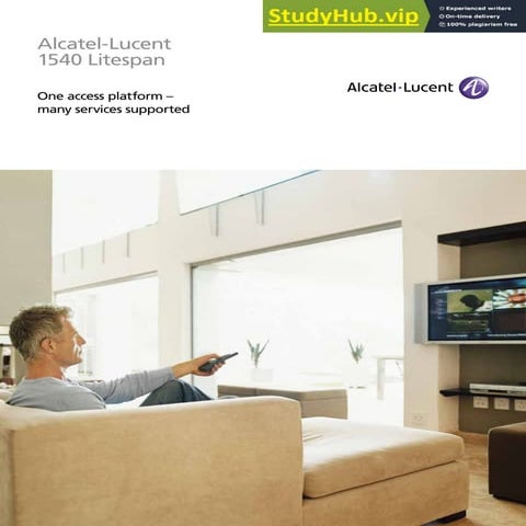 Alcatel-Lucent 1540 Litespan One access platform - many services ...