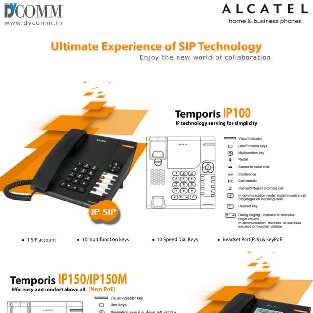DVCOMM- Alcatel IP Phones | PDF