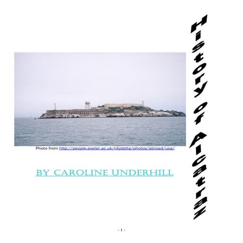 Alcatraz Prison | PDF | Crime & Harmful Acts to Individuals, Society ...