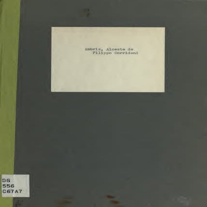 Alceste de Ambris- Profilo di Filippo Corridoni | PDF