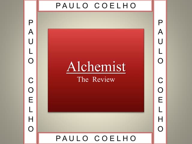 The Alchemist Book written by Paulo Coelho | PDF