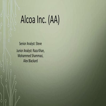 Alcoa inc final | PPT