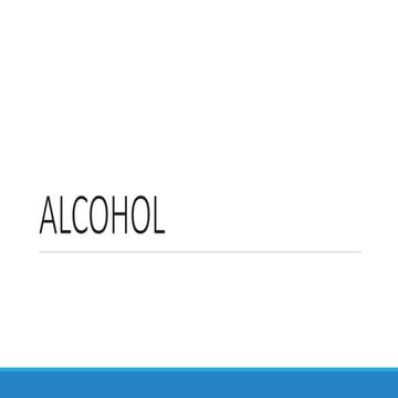 Abordaje del consumo de alcohol | PPTX