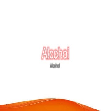 Alcohol | PPTX