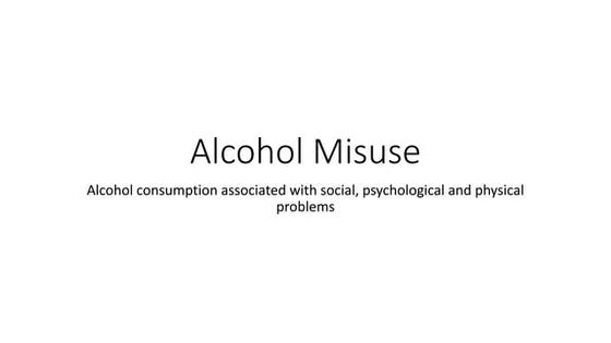 Substance use disorder | PPTX | Smoking Cessation | Wellness