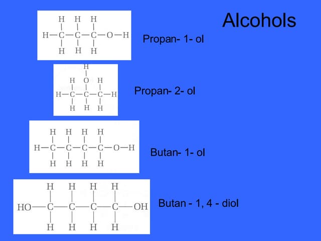 Alcohols | PPTX
