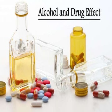 Alcohol and drug abuse can affect your health and your ability function ...