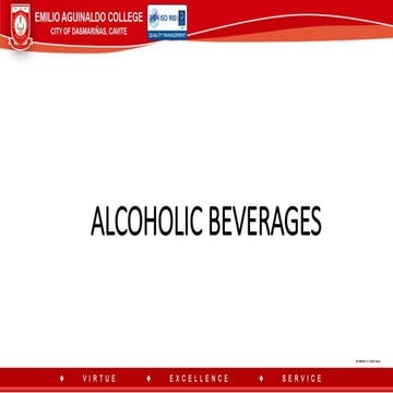 Beverage classification | PPTX