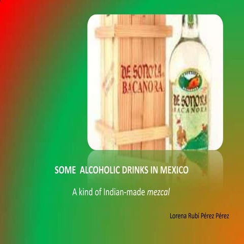 Alcoholic drinks | PPTX