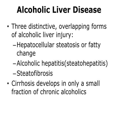 An introduction to alcoholic liver disease part1