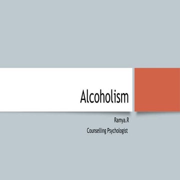 Alcoholism - PowerPoint Presentation 2025 | PPTX