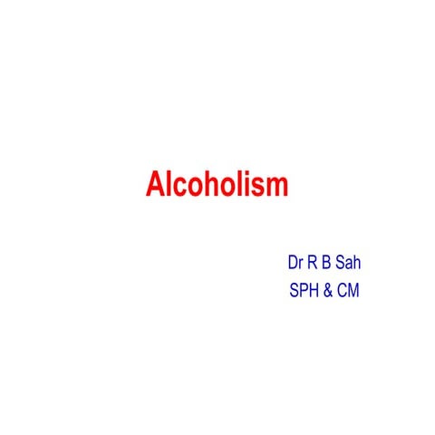 Alcohol Presentation | PPT