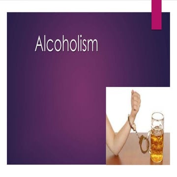 Alcoholism | PPTX